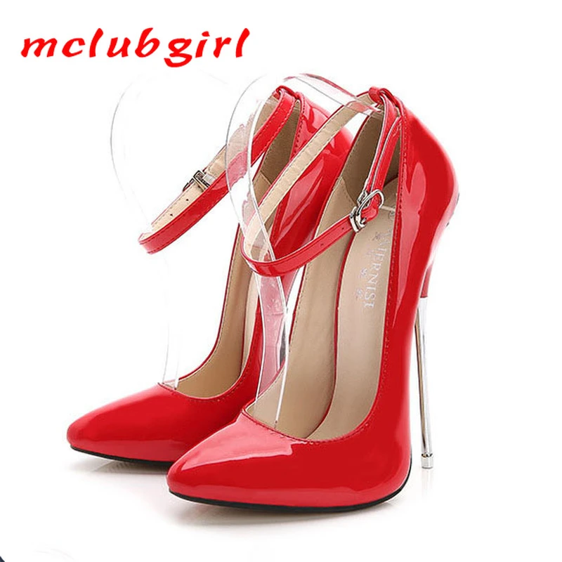 Mclubgirl 2021 16 Cm Heels Women Sexy Pumps Shoes Super High Heels ...