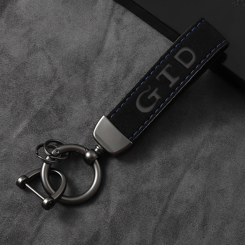 NEW High Quality Leather Keychain 4S custom gift Key Rings with car ...