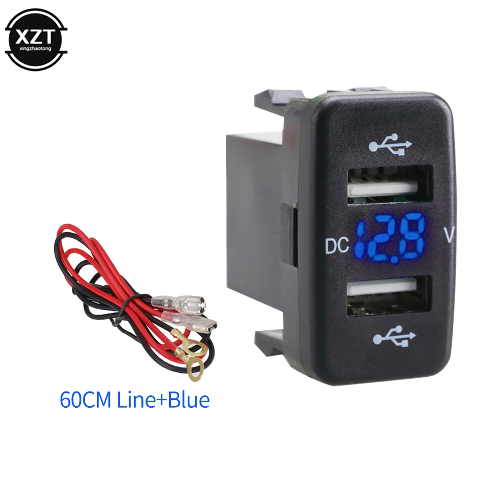 12V-24V-Car-Charger-Socket-4-2A-Dual-Portas-USB-com-Display-de-Voltagem ...