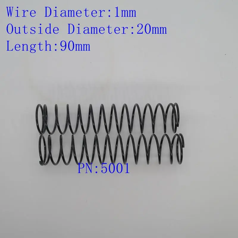 Cylidrical Helical Coil Compressed Shock Absorbing Pressure Return ...