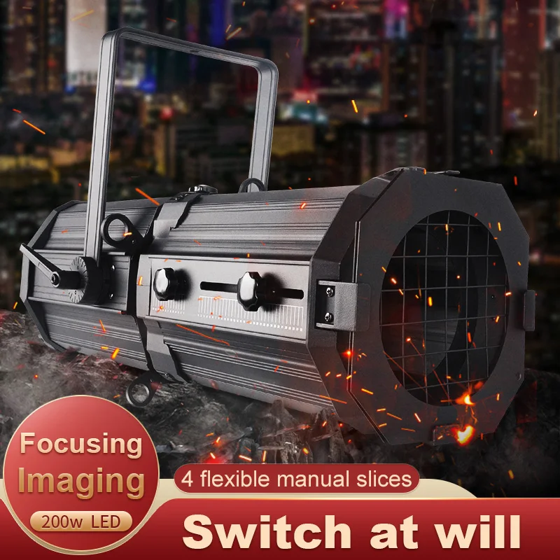 RGBW-4in1-LED-Zoom-Profile-Light-TV-Studio-Theater-Stage-Light-Profile ...