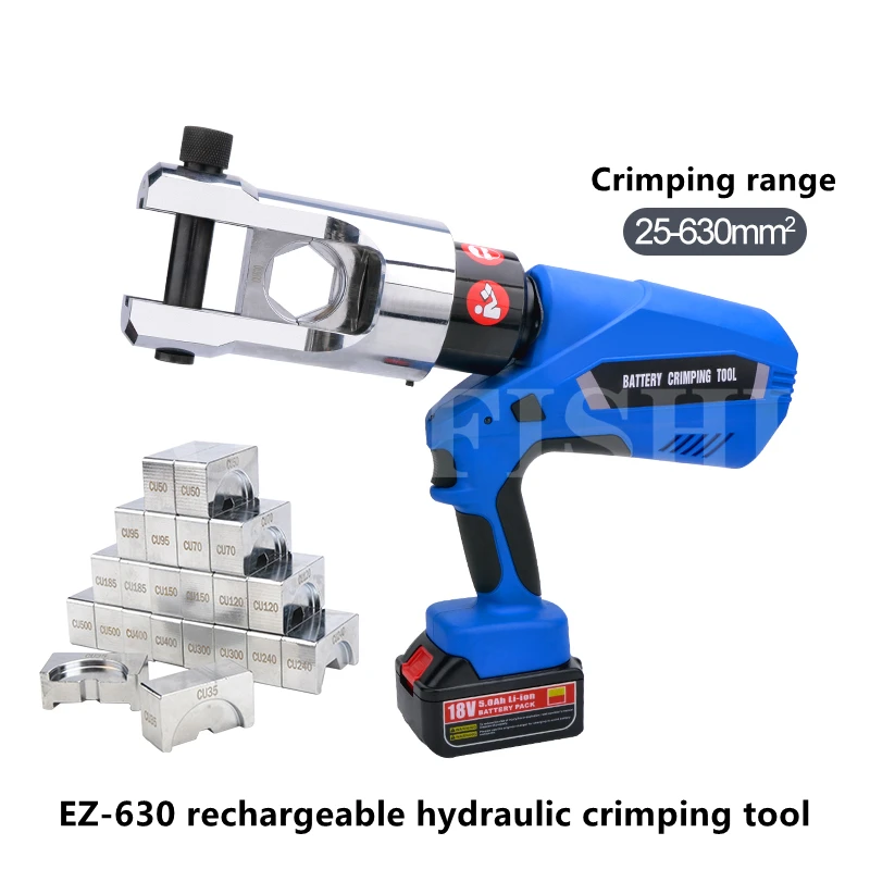 Electric Hydraulic Pliers Rechargeable Ez-630 Lithium Battery Portable ...