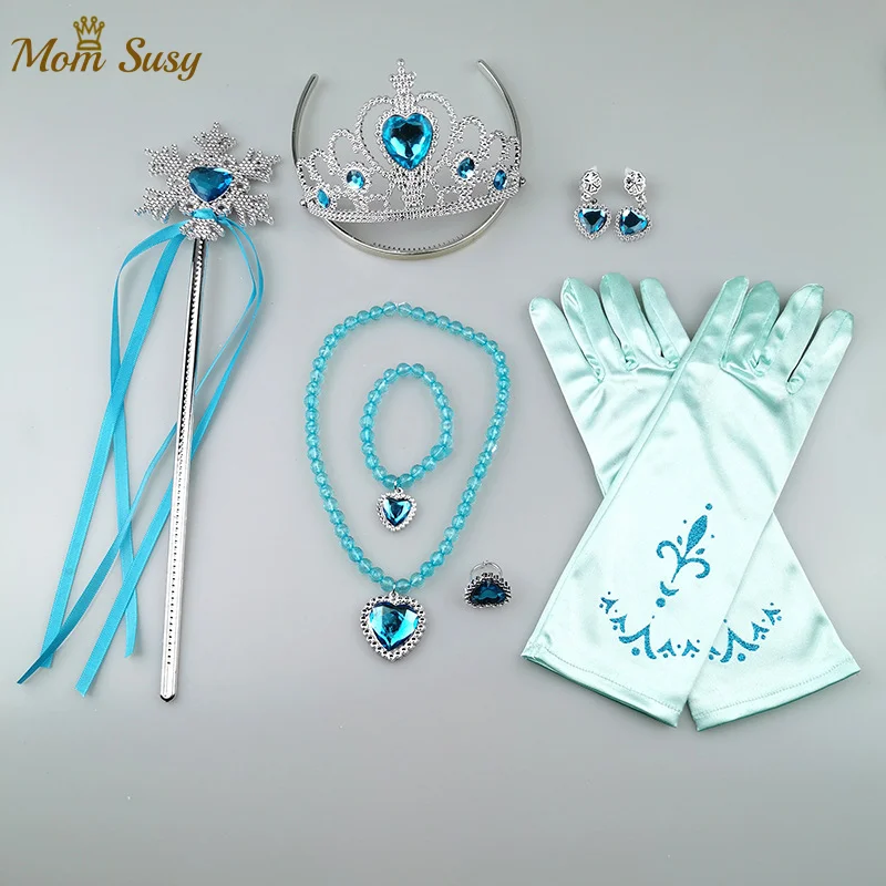 Elsa-Anna-Princess-Crown-Headband-Magic-Stick-Glove-Hair-Accessory-For ...