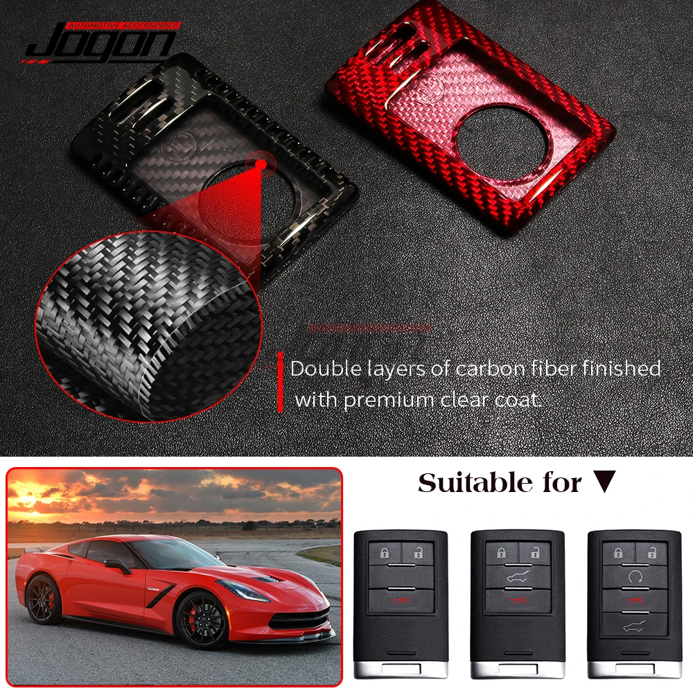 Genuine-Carbon-Fibre-Smart-Remote-Key-Fob-Case-Cover-For-Chevrolet ...