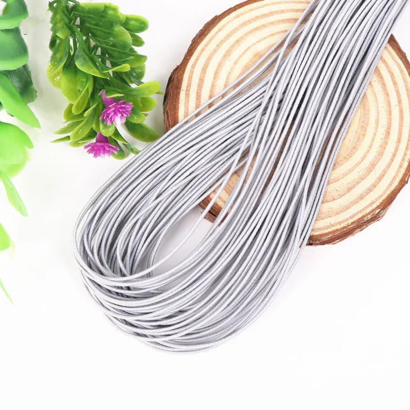 Elastique,Black 8M--Bande Élastique Ronde Colorée À Haute Élasticité De ...