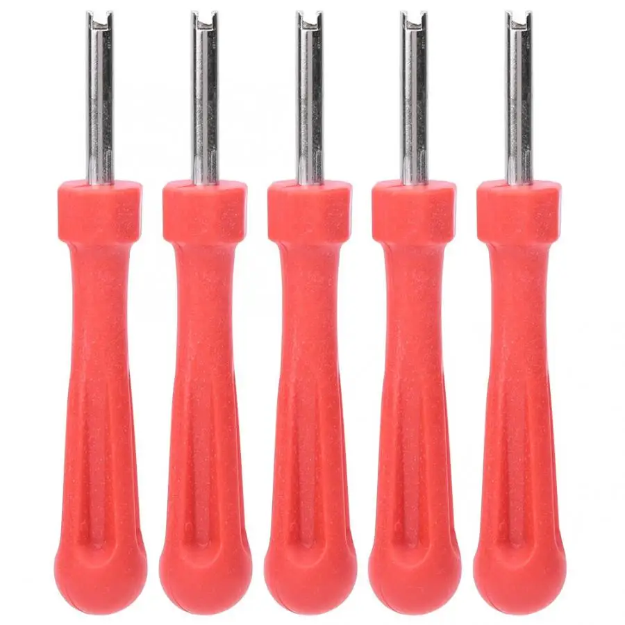 5PCS Tire Valve Core Removal Tool Tire Valve Core Wrench Spanner Tire ...