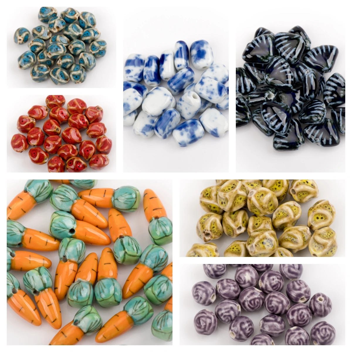 Various-Styles-Flower-Shaped-Beads-Dumpling-Shape-Beads-Materials ...