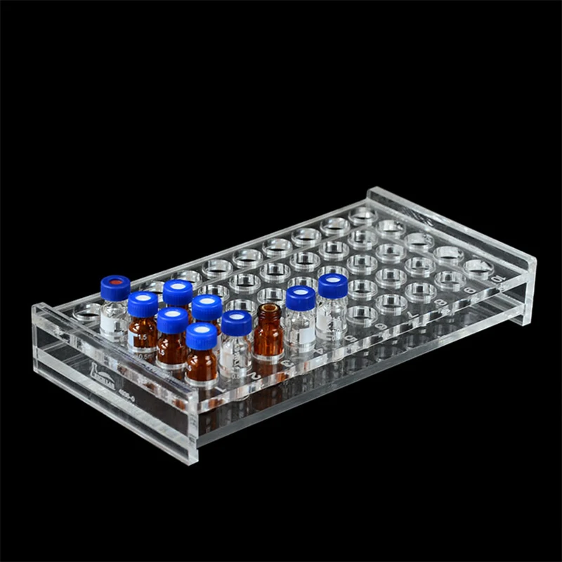 1pcs Clear Organic glass 3ml to 60ml sample bottle holder perspex ...