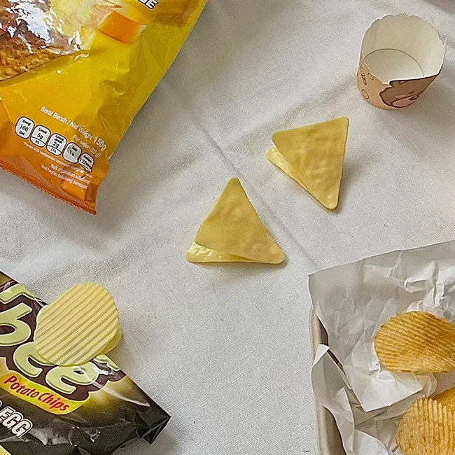 Mise sous vide,lot de 4 jolies pommes de terre Chips, avec cornet de ...