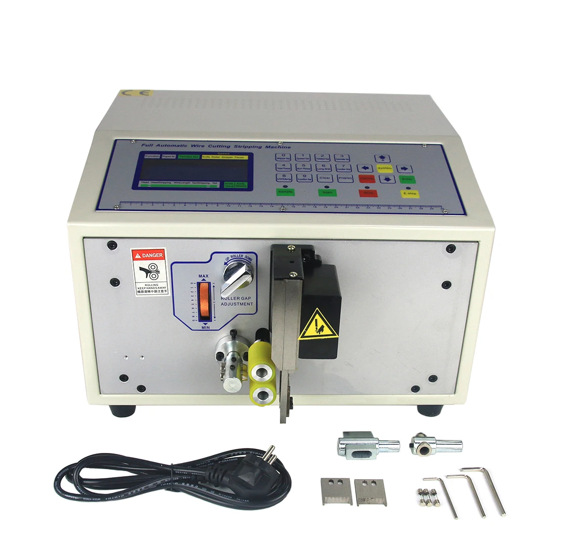 SWT508-QG-Automatic-Computer-Wire-Pipe-Sleeving-Cutting-Machine-200W ...