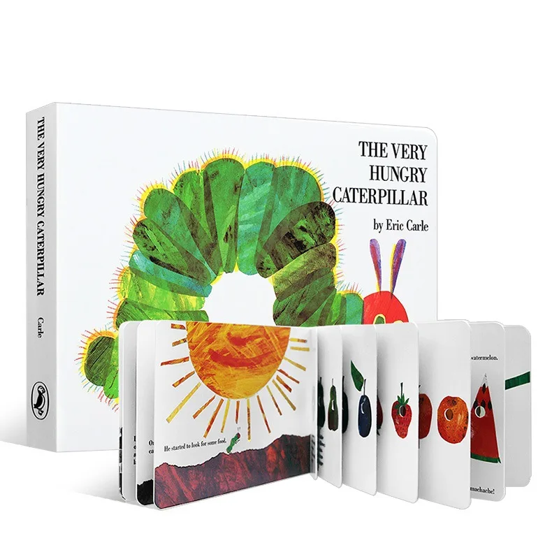 English Board Book The Very Hungry Caterpillar Picture 0-3 Kids Baby ...