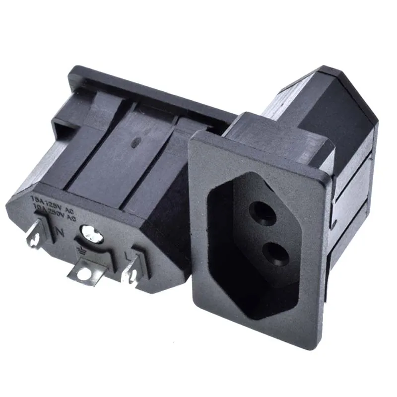 Black Ce Copper 15a 125v 10a 250v Brazilian Ups Pdu Embedded Wiring ...