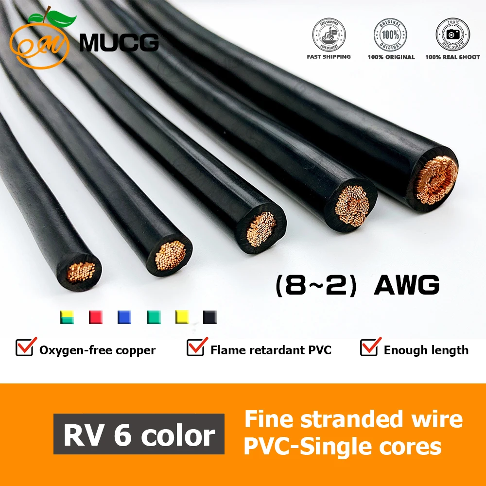 Electric Wire 220v Strand Copper Cable Red 600v Electrical Wires Wiring ...