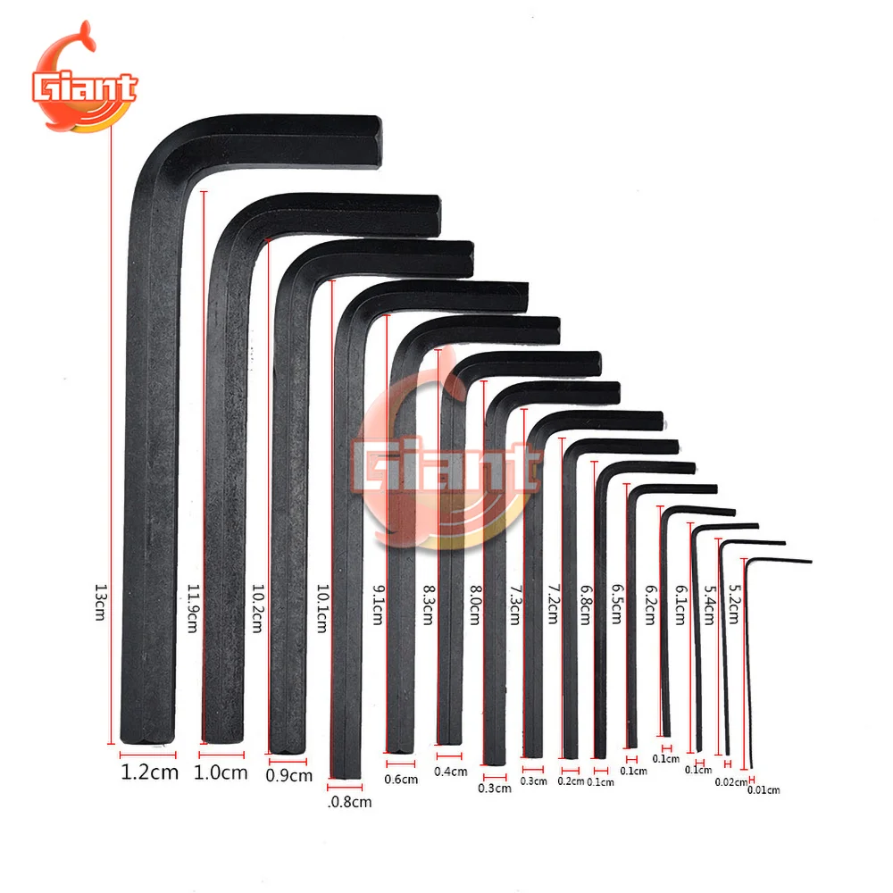 Allen Wrench Size Chart