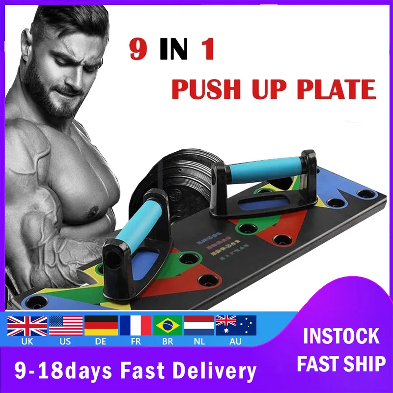 9-in-1-Push-Up-Rack-Board-Women-Men-Fitness-Exercise-Push-up-Stand ...
