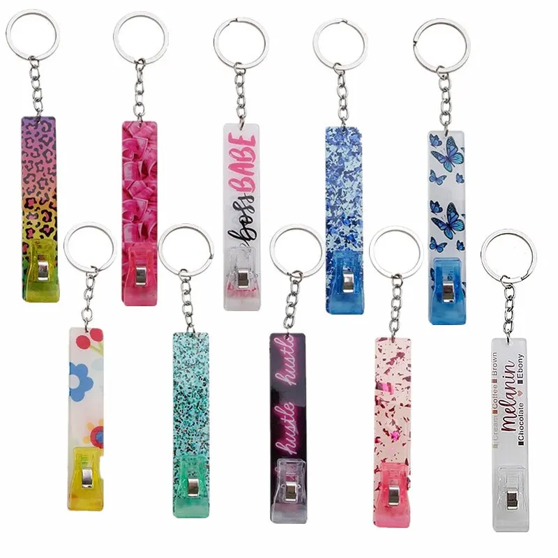 2021-New-Card-Gripper-Puller-Custom-Credit-Card-Grabber-Keychain-Clip ...