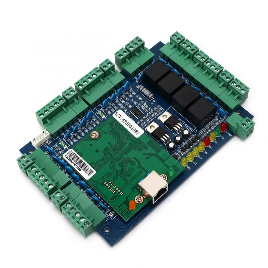TCP/IP Entry Access Control Board Panel Controller Wiegand 26-40bit for ...