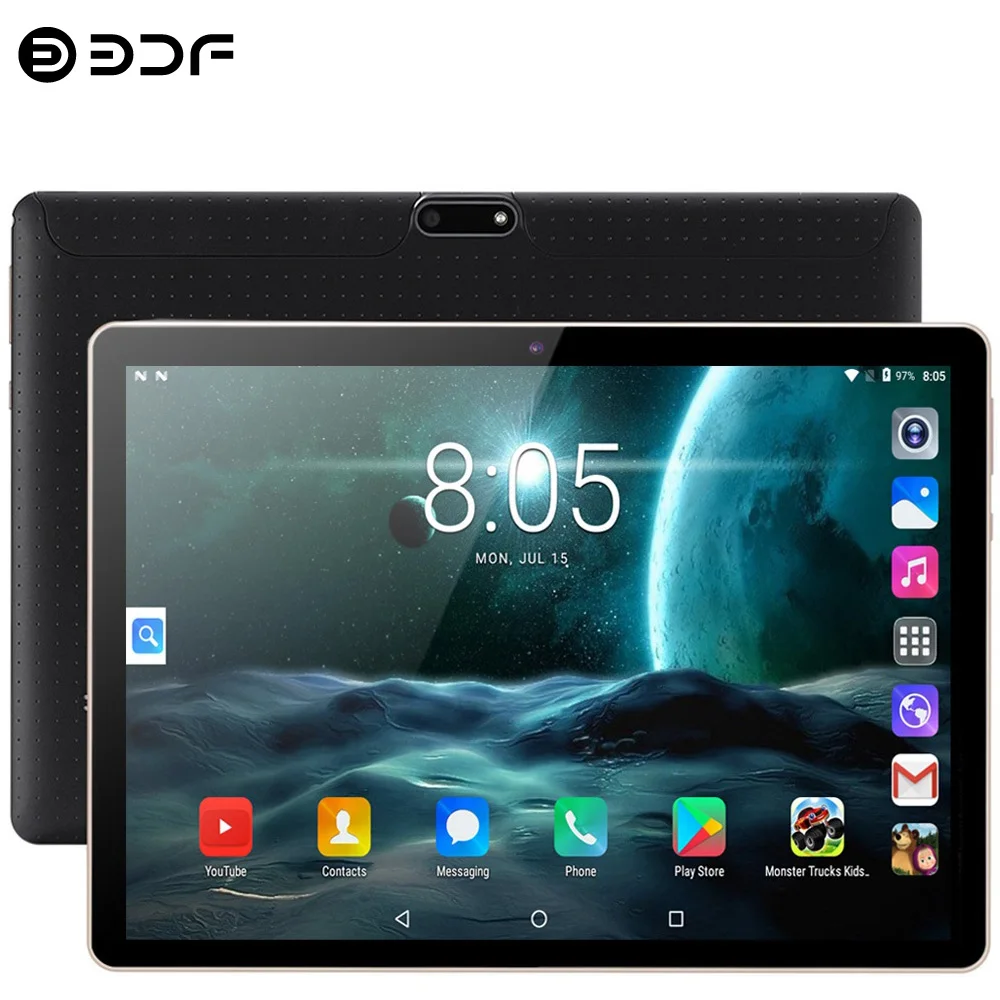 Tableta Pc de 10,1 pulgadas, Tablet con Android 9,0, Google Play, 2GB ...