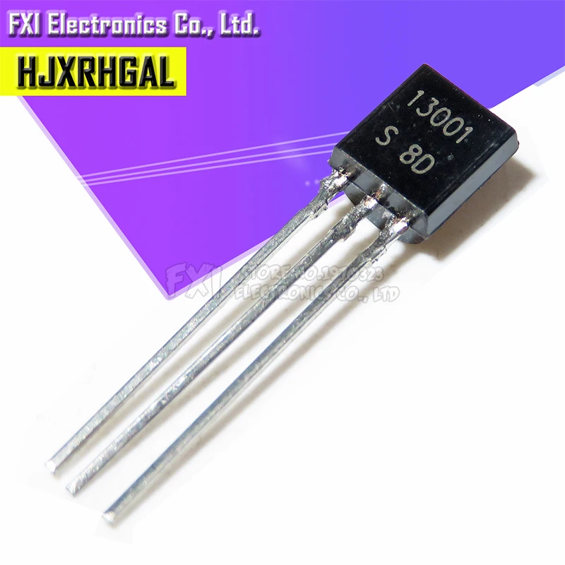 100pcs Mje13001 13001 To-92 To92 E13001 Triode Transistor New Original ...