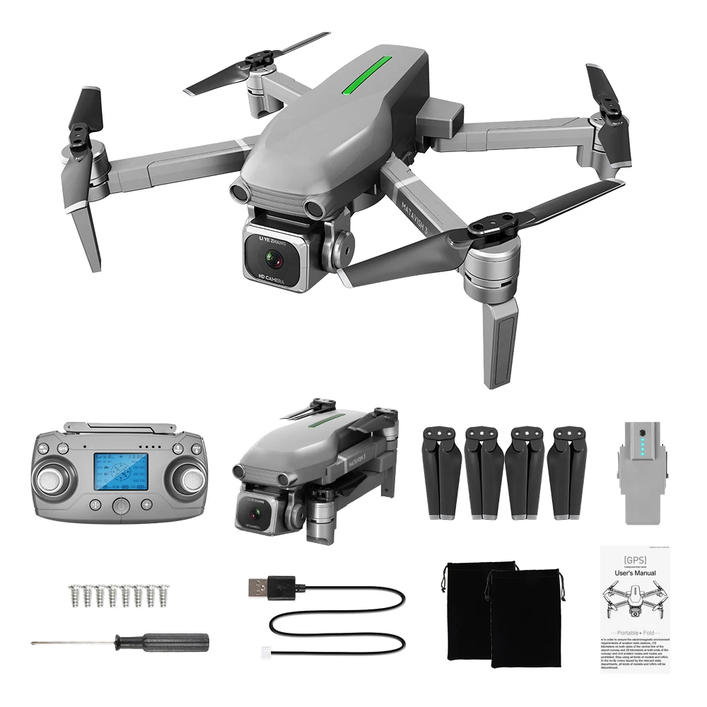 L109 Дрон gps 4K HD камера 5G wifi FPV Бесщеточный мотор складной селфи ...