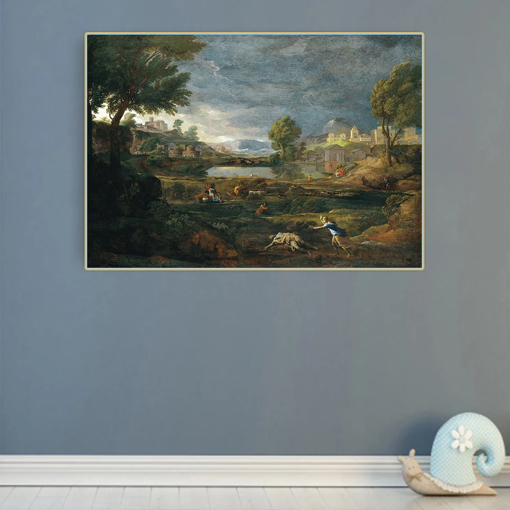 Pyramus And Thisbe Painting Wall