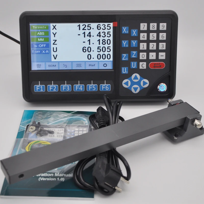 Lectura Digital LCD grande Simple Dro para fresadora/torno, la mejor calidad, fabricación de 5 ...