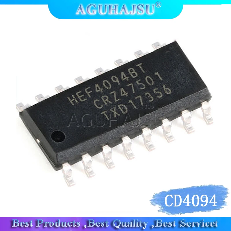 Cd4094 8ビットシフトレジスターsop 16電子部品10ピース/ロット|shift register|electronic ...