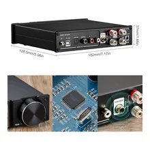 AIYIMA-D05 5.0 블루투스 사운드 앰프 120W × 2 HIFI 2.1 채널 디지털 파워 앰프, 서브 우퍼 앰프 USB DAC OLED 원격 APTX