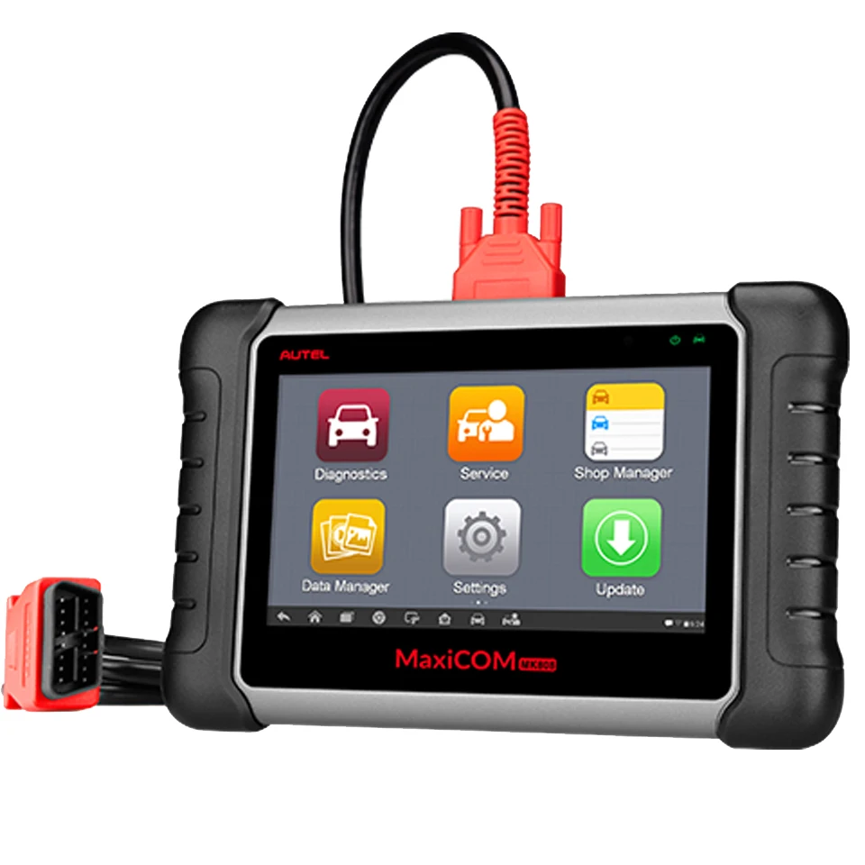 Autel MaxiCOM MK808 obd2 자동차 진단 도구, 차량 진단기|유속계| - AliExpress