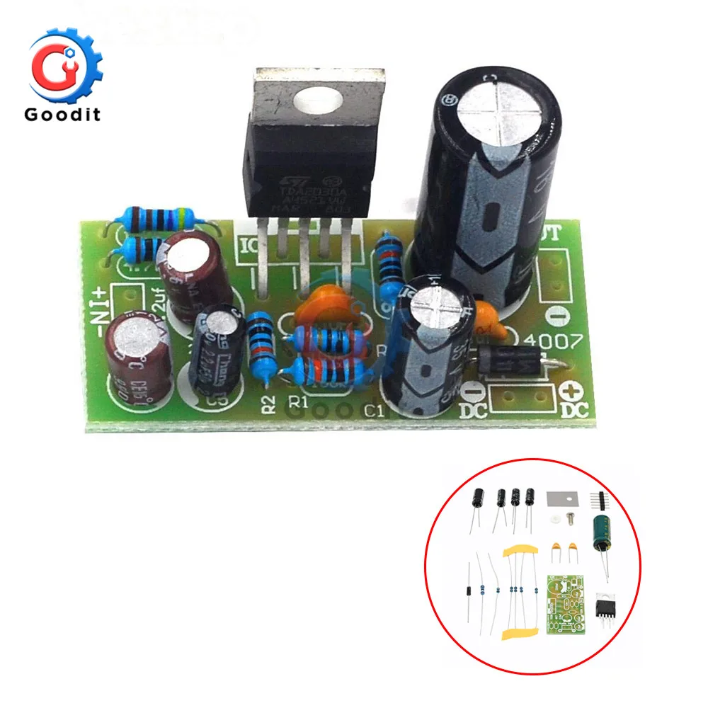 TDA2030A Electronic Audio Power Amplifier Board Module DC 9V-24V Mono ...