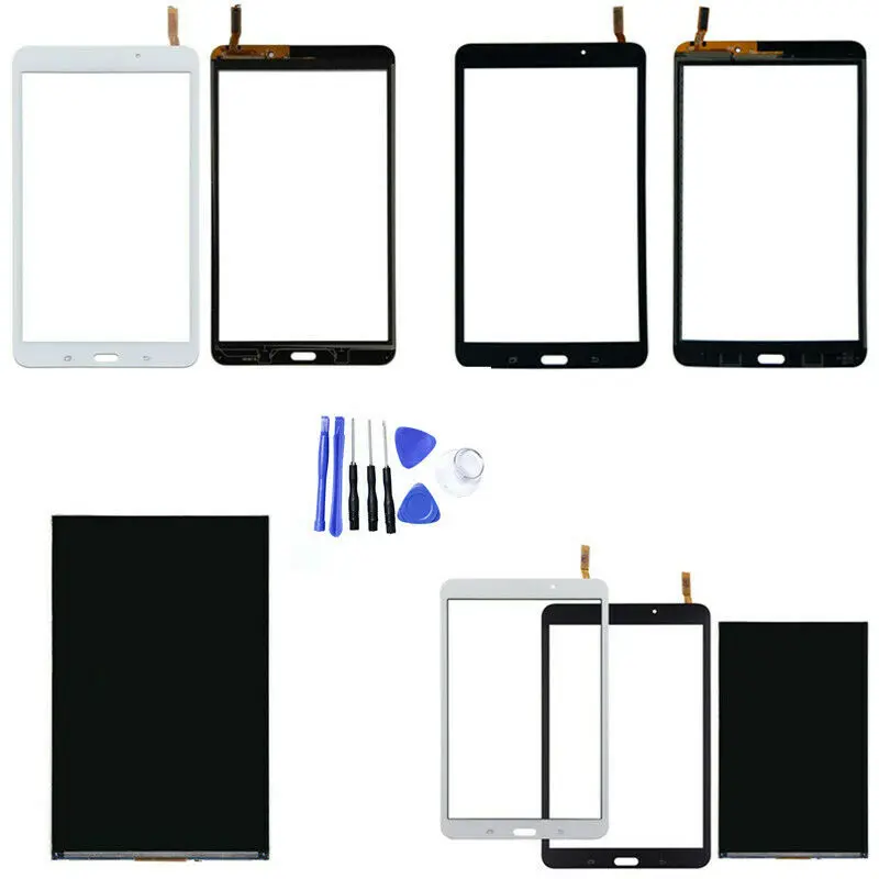 Display lcd + digitador da tela sensível ao toque para samsung galaxy tab 4 SM T330 t337a 8.0 ...