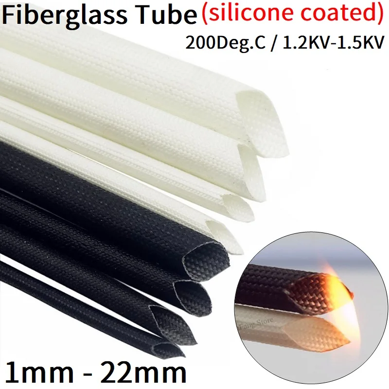 Fiberglass-Tube-1-20mm-Silicone-Resin-Coated-Insulated-Soft-Chemical ...