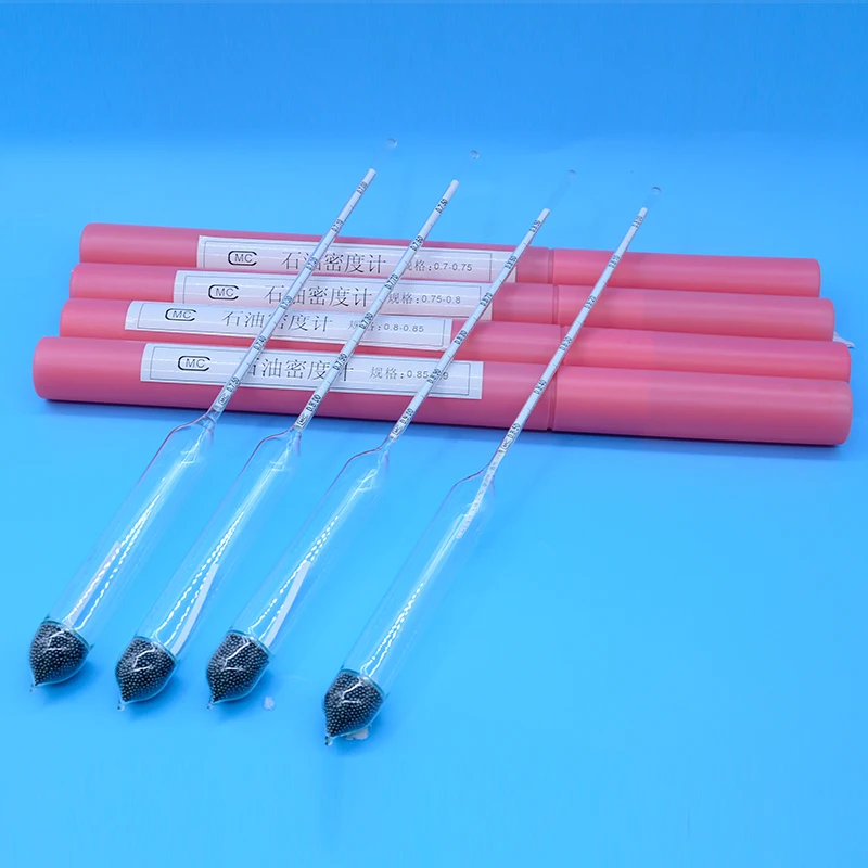 2pcs/lot Lab Petroleum Densitometer Hydrometer Densitometer Gas Oil ...