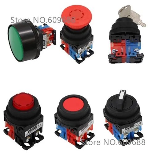 30Mm-AR30-Push-Button-Switch-AR30B2R-AR30V2R-AR30V1E3-AR30EOL-AR30E5L ...