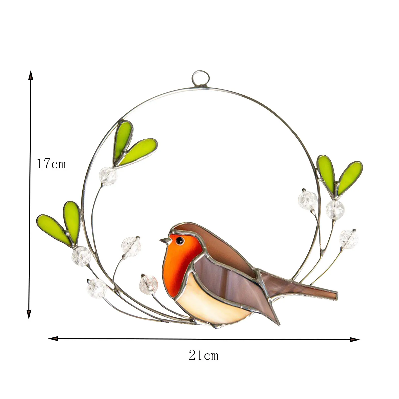 Colorful Bird Decoration Hanging Window Pendant Family Window ...