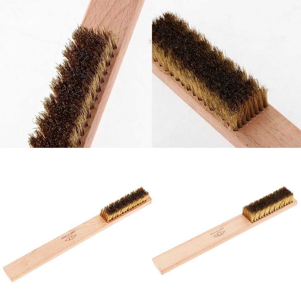Brass-Copper-Wire-Brush-Steel-Brush-with-Wooden-Handle-Nylon-Wire-Brush ...
