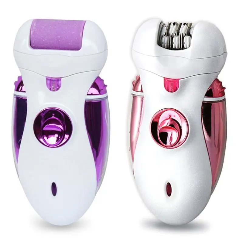 4-in-1-Rechargeable-Hair-Remover-Includes-Four-Heads-Complete-Hair ...