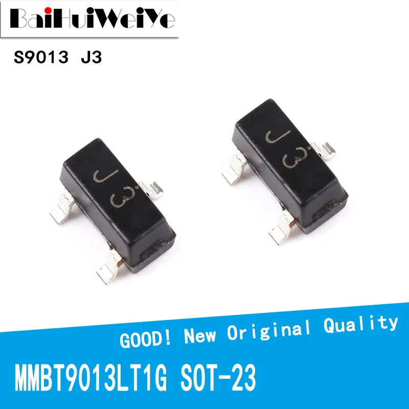 100PCS-LOT-S9013-9013-J3-MMBT9013LT1G-MMBT9013-SOT23-SOT-23-SOT-SMD-CR ...
