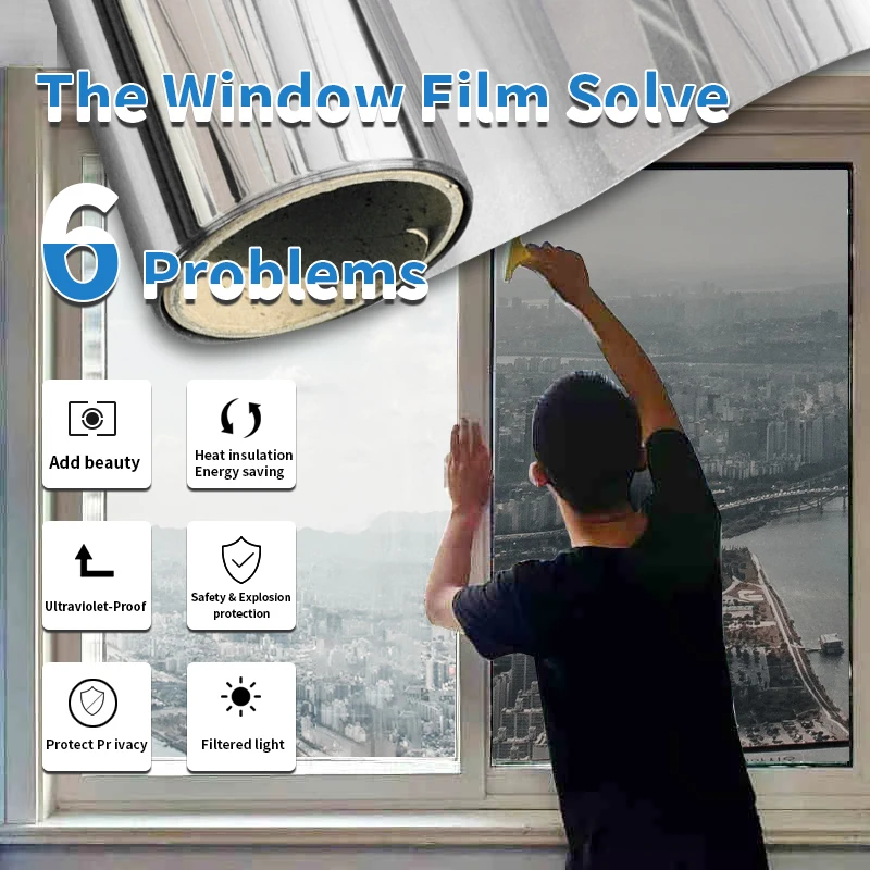 Reflective Safety Glass Windows