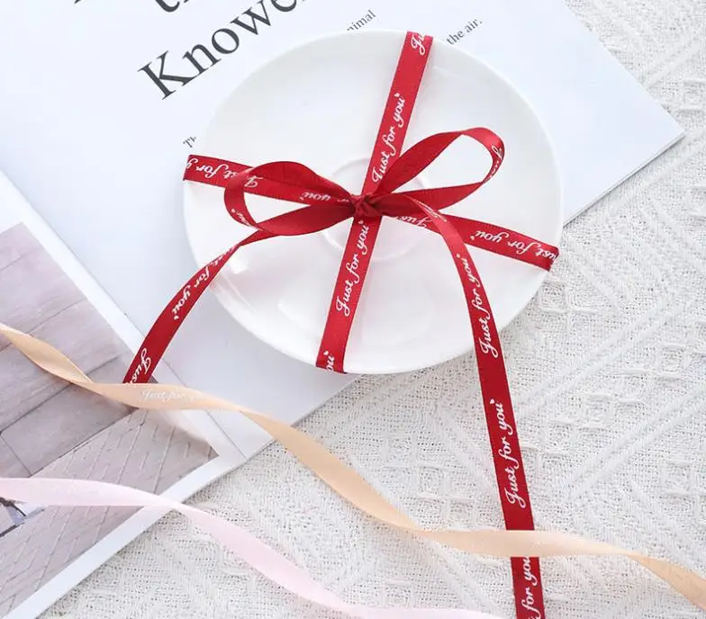 1CM-Print-Letters-Just-For-You-Satin-Ribbons-Gift-Packing-Ribbons ...