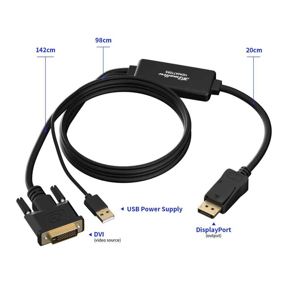 Pc Dvi To Displayport Cable