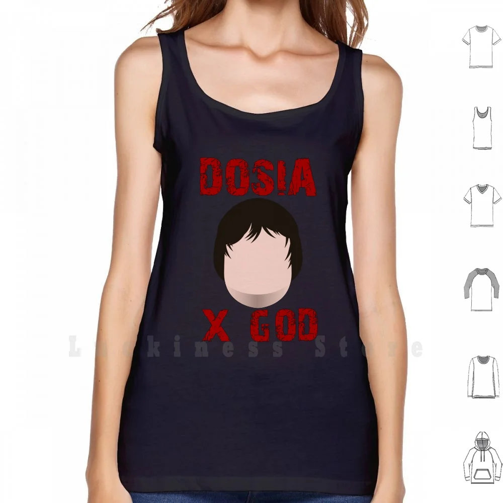 Dosia X God 미니멀리즘 디자인 탱크 탑 조끼, 민소매 Dosia Gambit Csgo Cs Cs Go 밸브 게임 비디오 ...