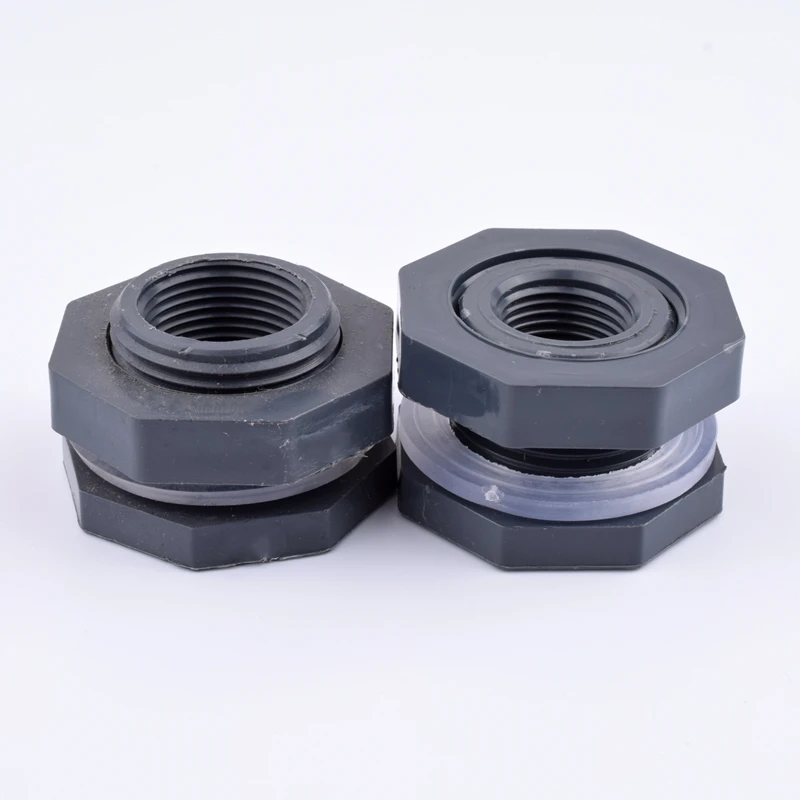1Pc-20-63mm-Grey-PVC-BSP-Female-thread-Garden-Irrigation-Water-Tank ...