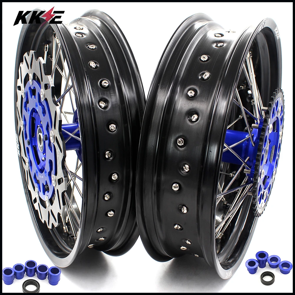 KKE-3-5-4-25-Complete-Supermoto-Motard-Wheels-Set-for-Yamaha-YZ125 ...