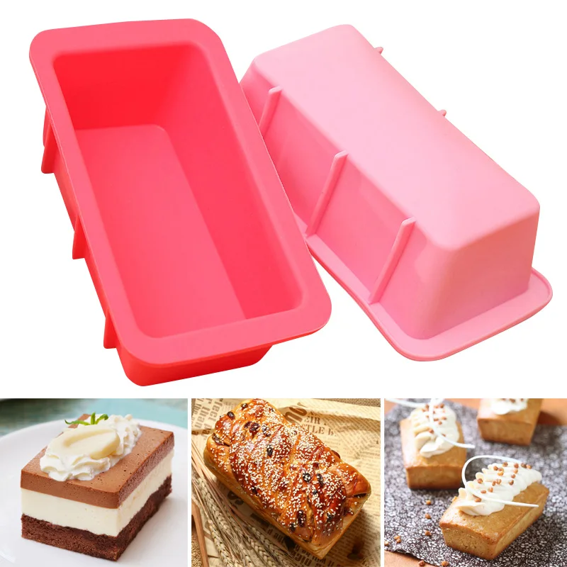 Hot-Sale-Silicone-Cake-Mold-Rectangle-Pan-Bakeware-Molds-for-Bread ...