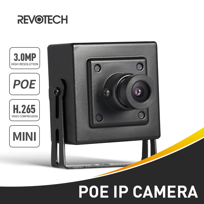 H.265 Poe Hd 3mp Mini Type Ip Camera 1296p / 1080p Indoor Security ...