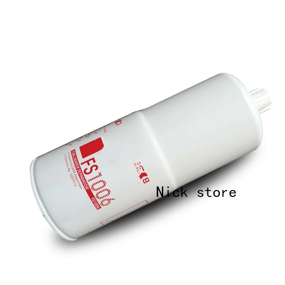 커민스 오일용 디젤 연료 필터 FS1000 FS1003 FS1006, 물 분리기 교체 OEM BF1259 3161407 ...