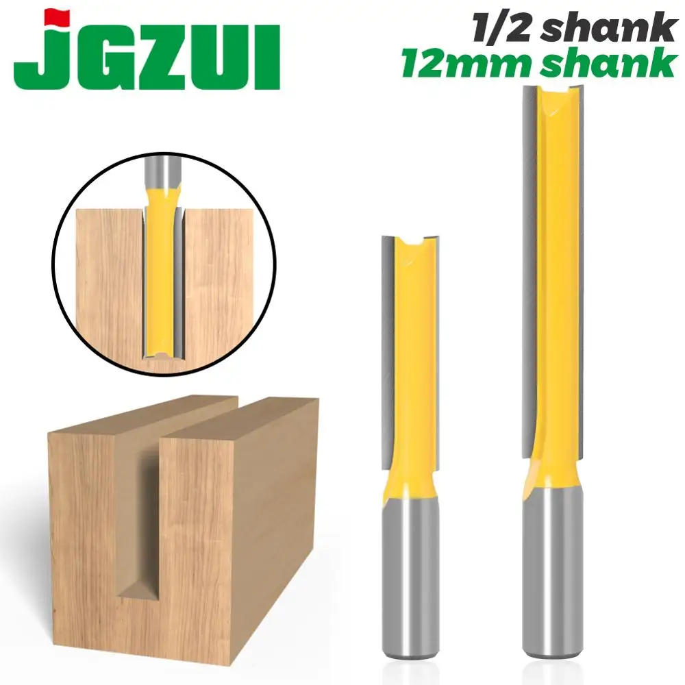 1 pc Straight/Dado Router Bit 1/2" Dia. X 2" X 3"Length 1/2" 12mm Shank ...