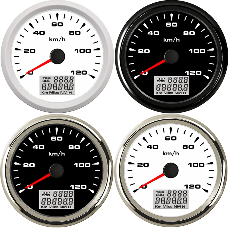 digital-odometer-gps-Speedometer-motor-85mm-7-Colors-120km-h-car ...