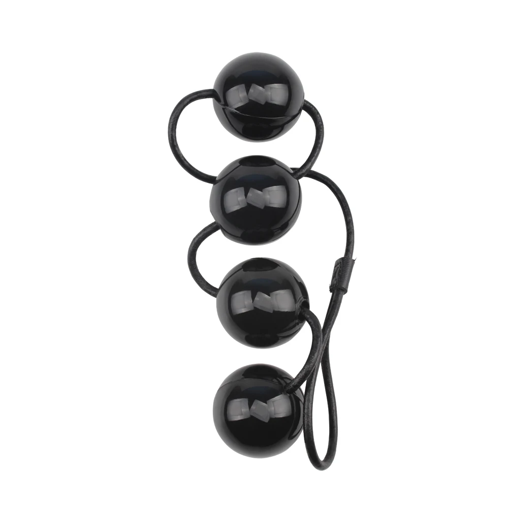 Big Black Anal Plugs Ball Anus Beads Vagina Ball Stimulator large 4cm ...